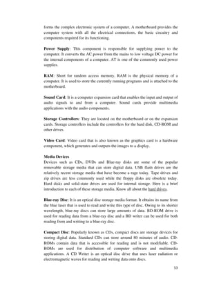 computer fundamental bba/bca/bba(FT)/B.com(CA) | PDF