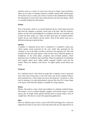 computer fundamental bba/bca/bba(FT)/B.com(CA) | PDF