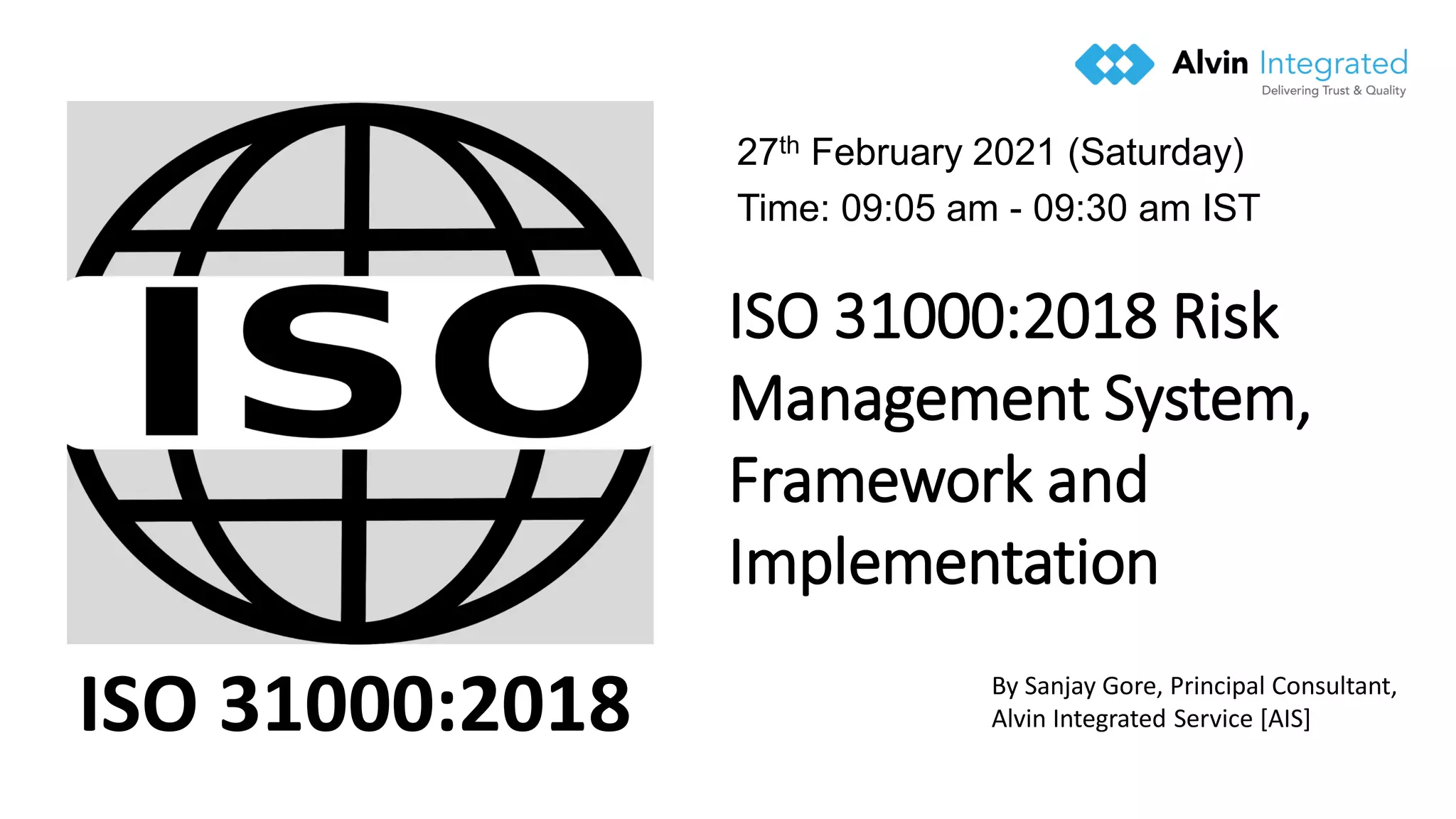 ISO 31000:2018 Risk Management System, Framework and Implementation | PDF