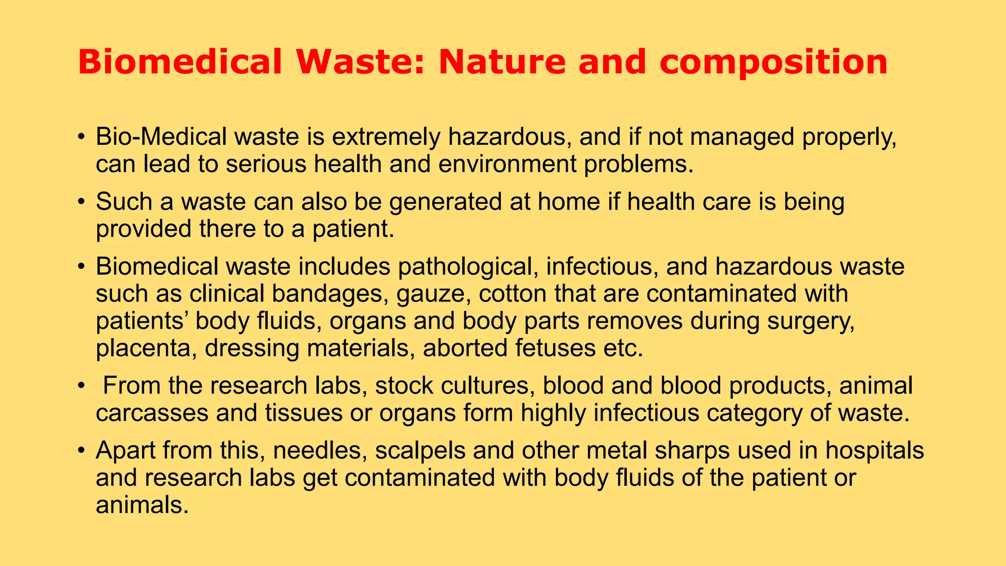 Biomedical Waste Management Rules 2016 | PDF