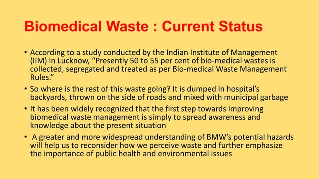 Biomedical Waste Management Rules 2016 | PDF | Infectious Diseases ...