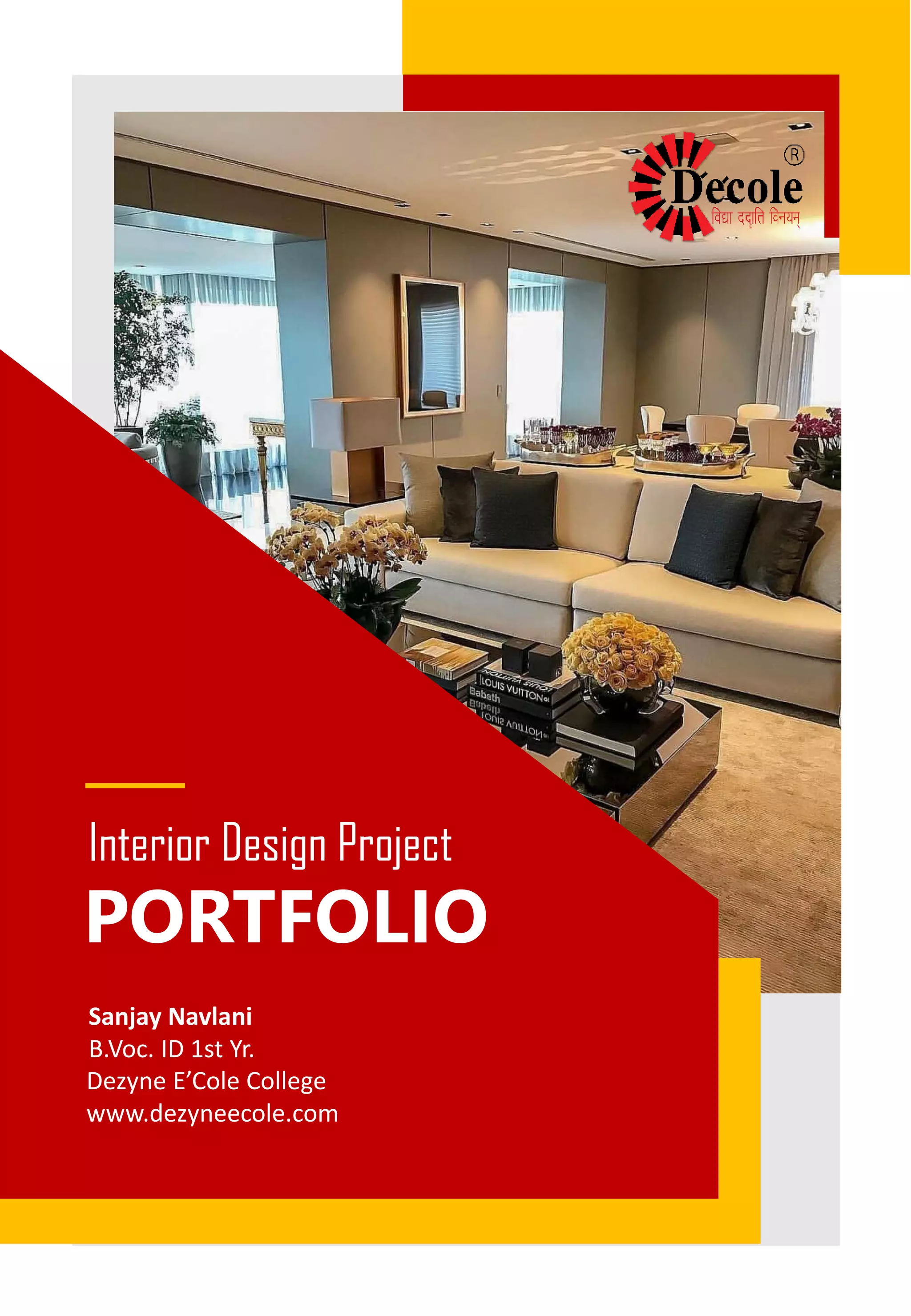 Sanjay Navlani, B.Voc Interior Design 1st Year ( Residential Design ...