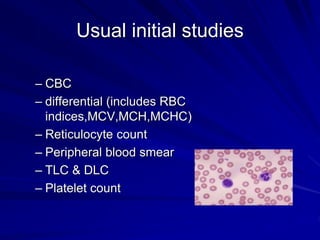 anemia approach | PPTX
