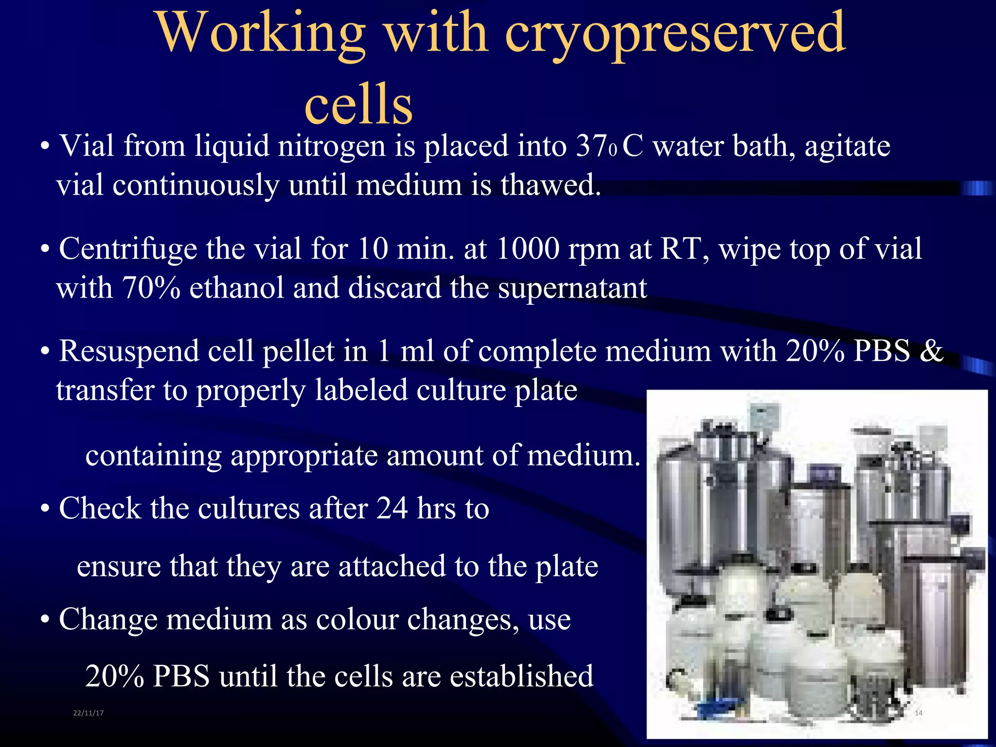 basic of animal cell culture | PPT