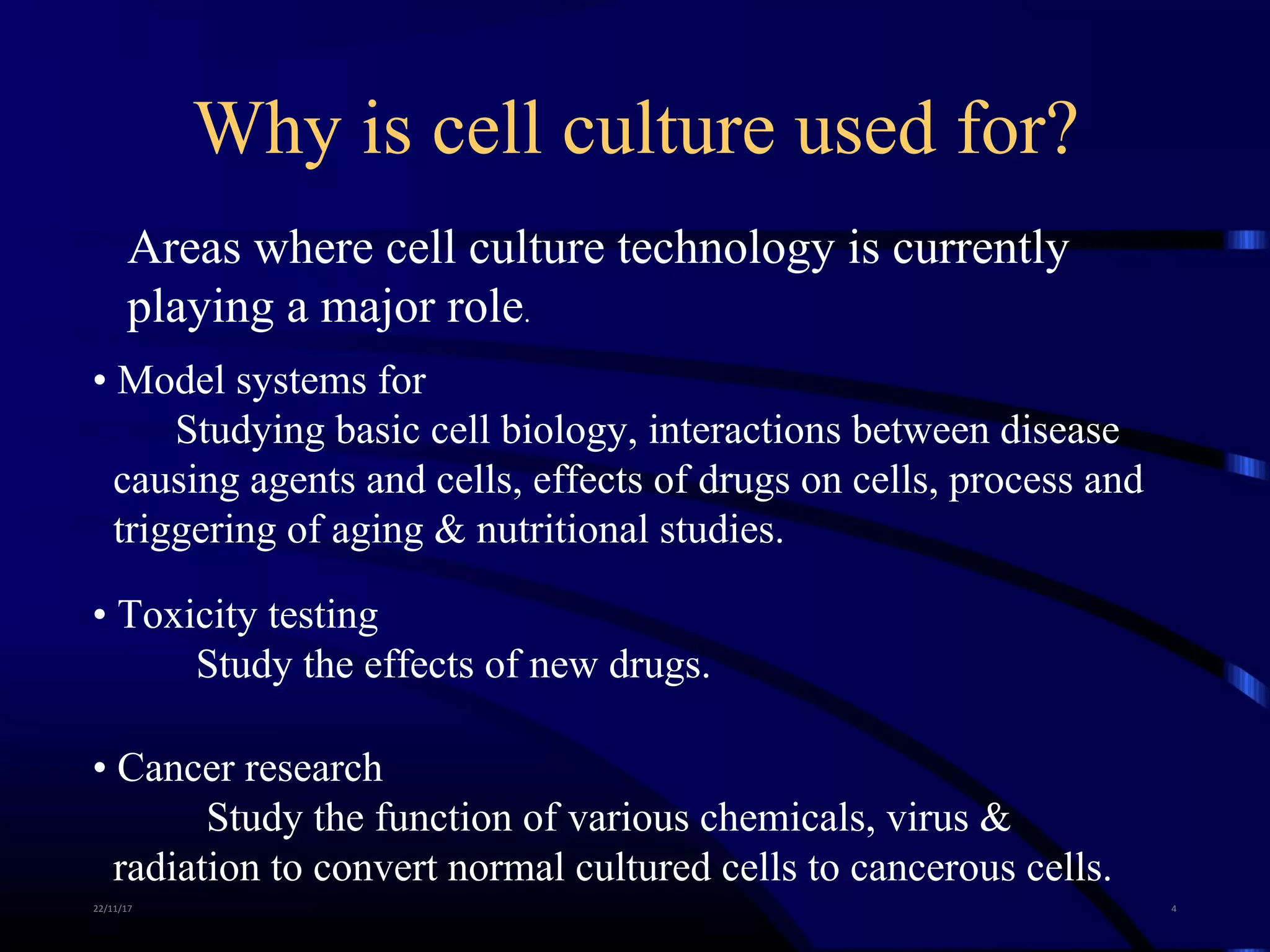 basic of animal cell culture | PPT