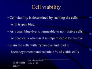 basic of animal cell culture | PPT