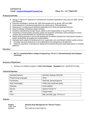 sanjay_updated_Resume | DOC