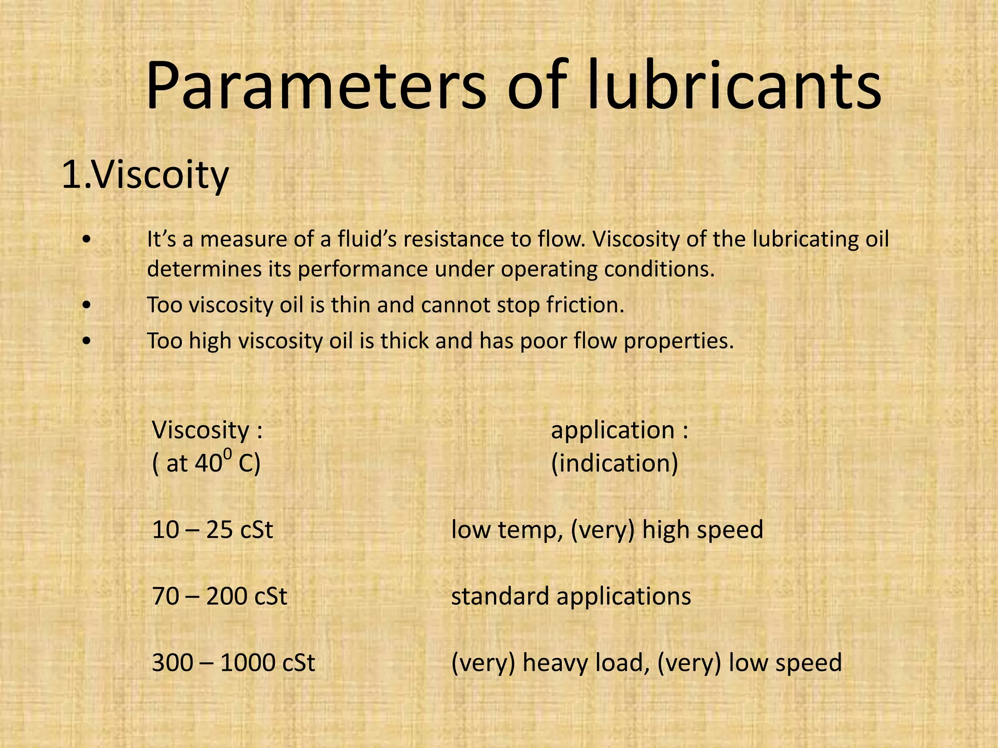 Lubricants | PPTX