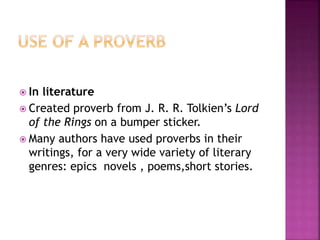 Sanjeev.s proverb v g | PPTX