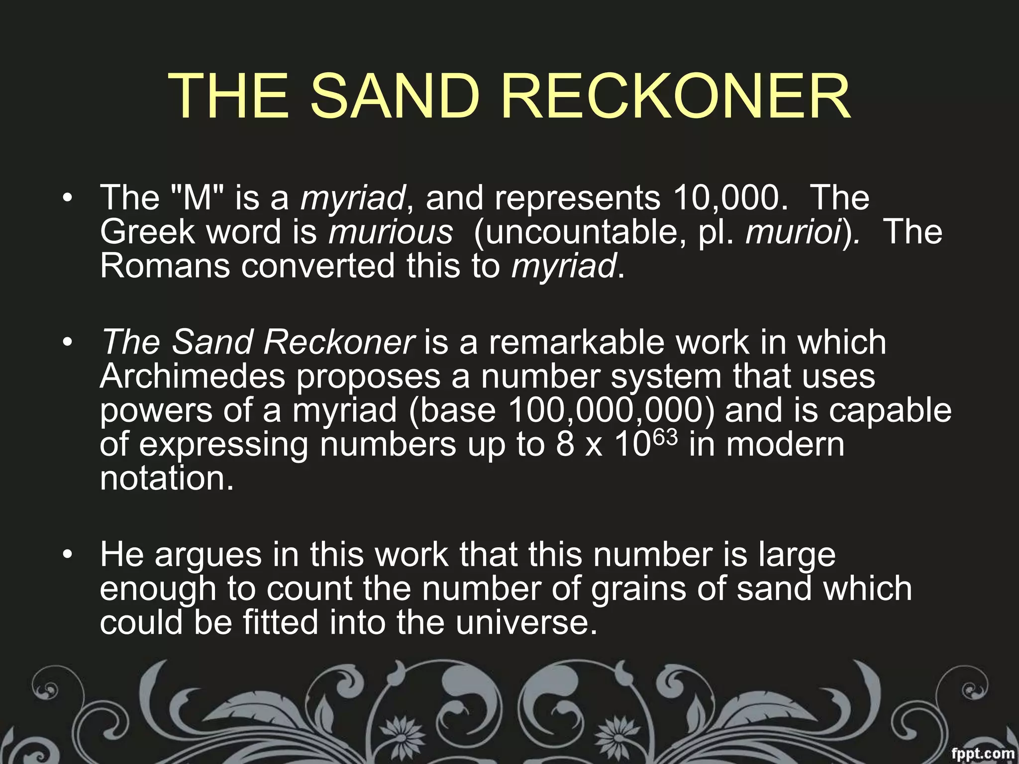 Archimedes life and history | PPTX