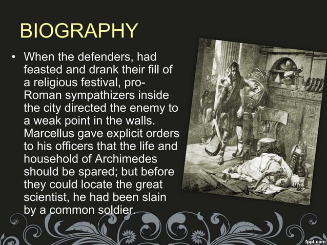 Archimedes life and history | PPT