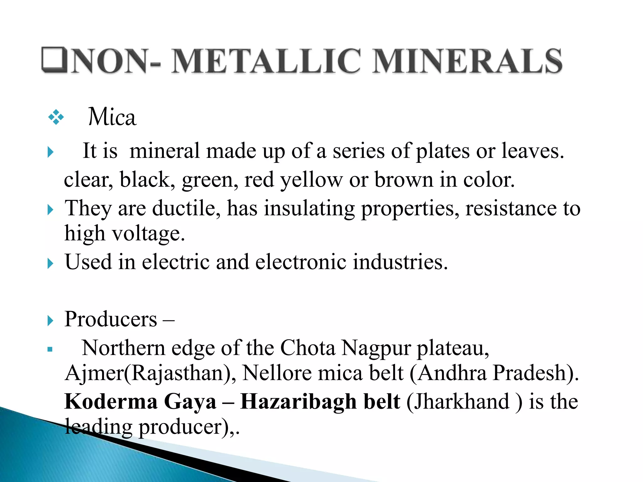 Minerals and Energy Resources Class X | PPTX