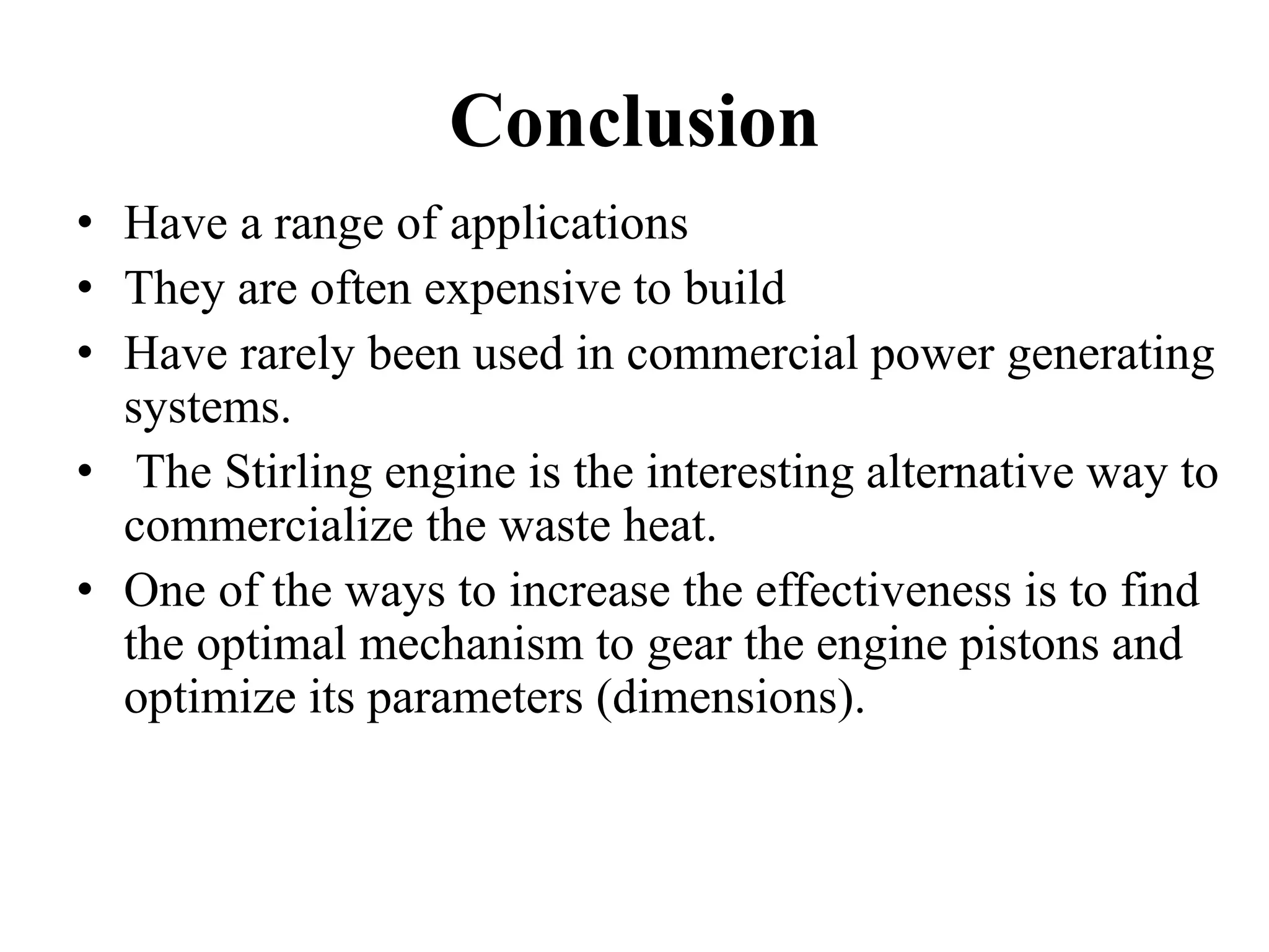 Stirling engine | PPTX