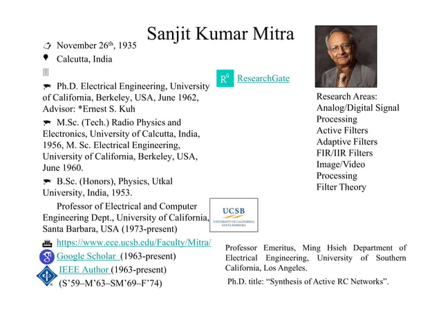 Sanjit kumar mitra | PDF | Digital Audio | Computer Software and Applications