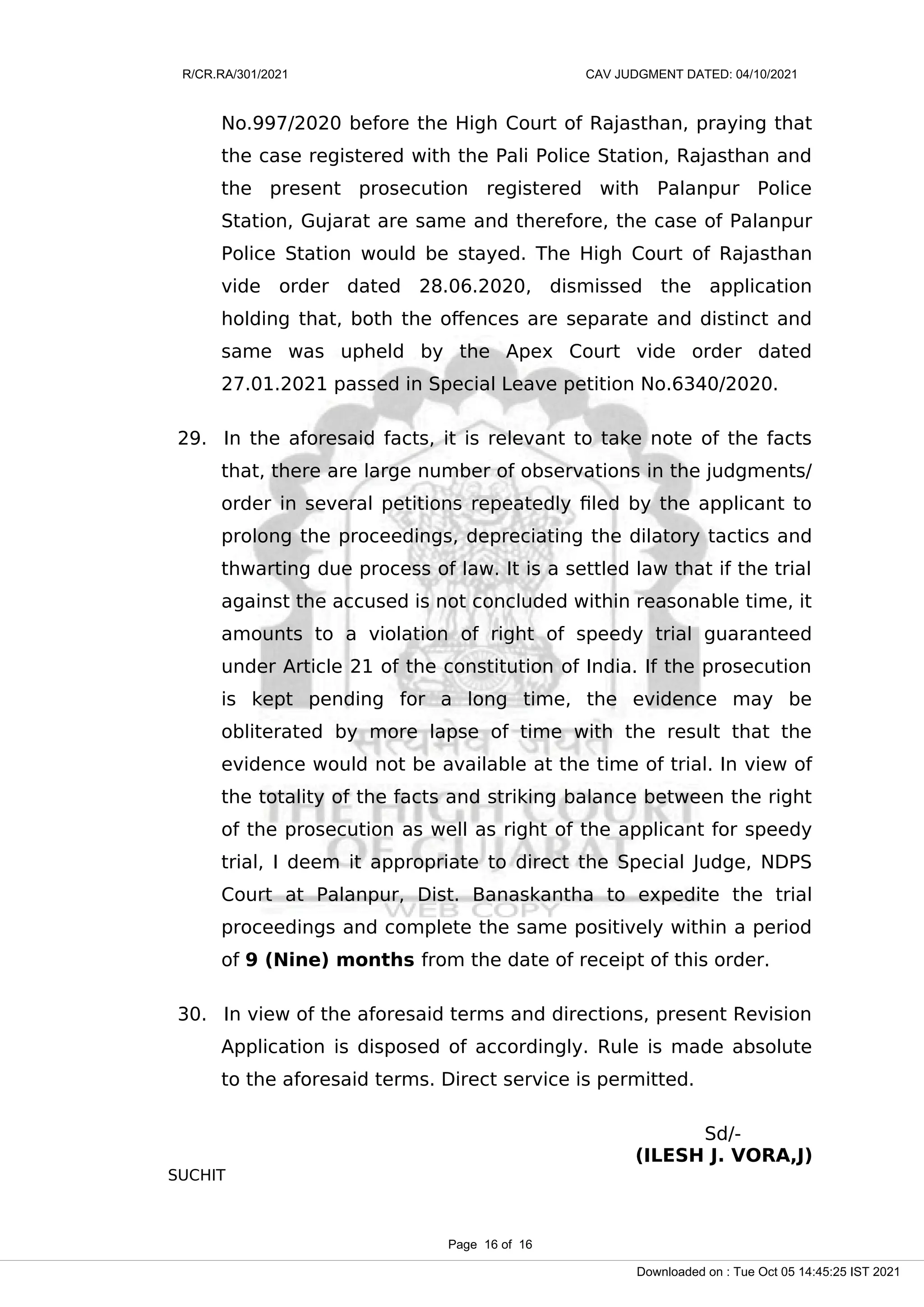 Sanjiv bhatt order | PDF