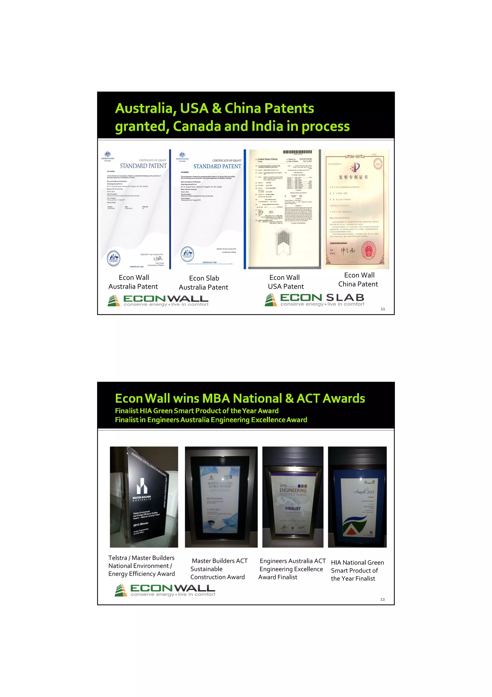 Presentation on Concrete Thermal Mass Wall System | PDF