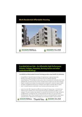 Presentation on Concrete Thermal Mass Wall System | PDF