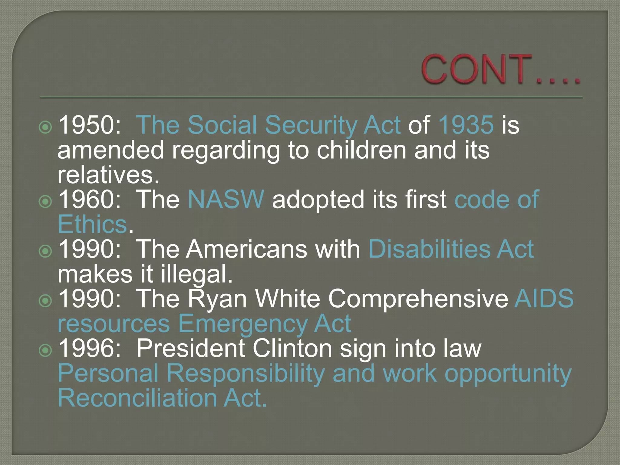 Historical Development of Social Work in USA | PPTX
