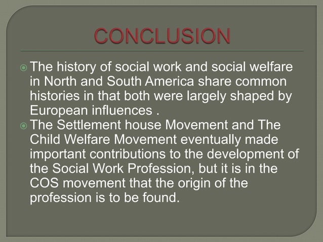 Historical Development of Social Work in USA | PPTX | Government ...