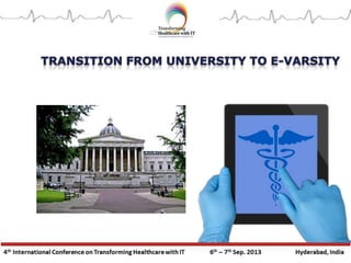 Deployment of ICT in MEDICAL EDUCATION - The Medvarsity story | PPTX ...