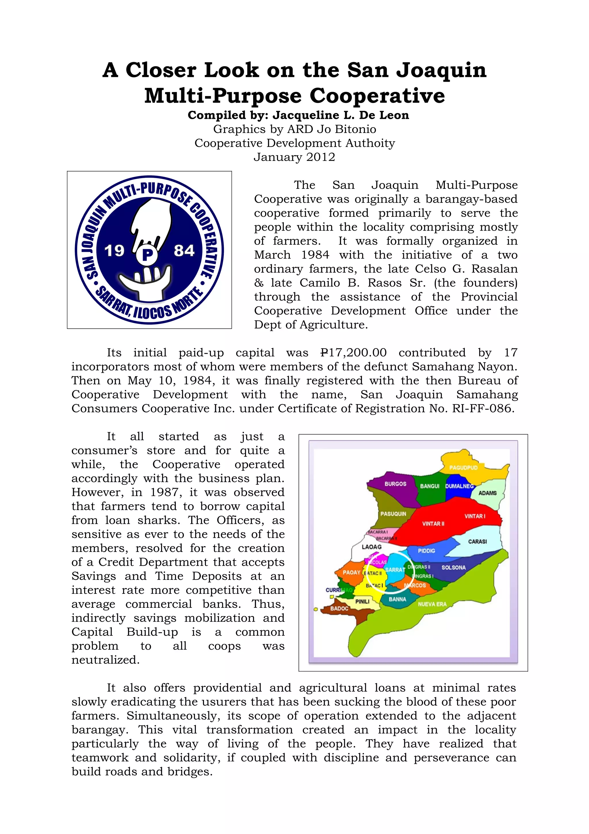 San Joaquin Multi Purpose Cooperative Success Story | DOC