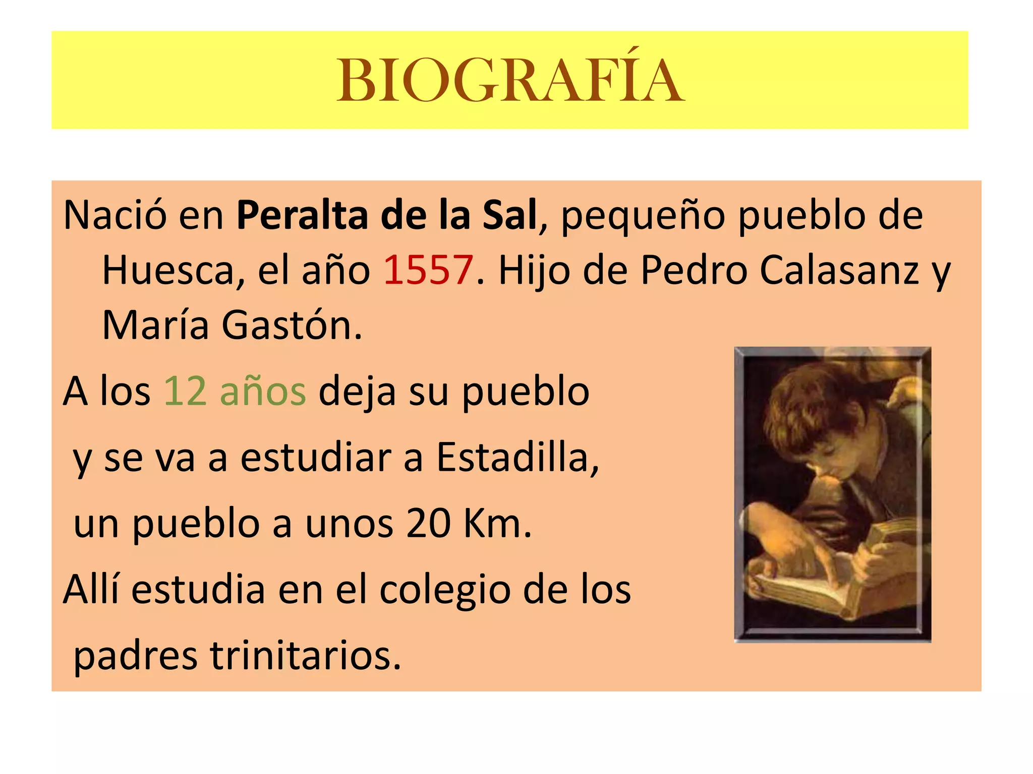 San José de Calasanz | PPTX