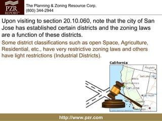 San Jose California Zoning Ordinance | PPT