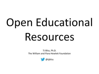 Open Educational Resources | PPT