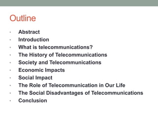 Telecom Industry Ppt
