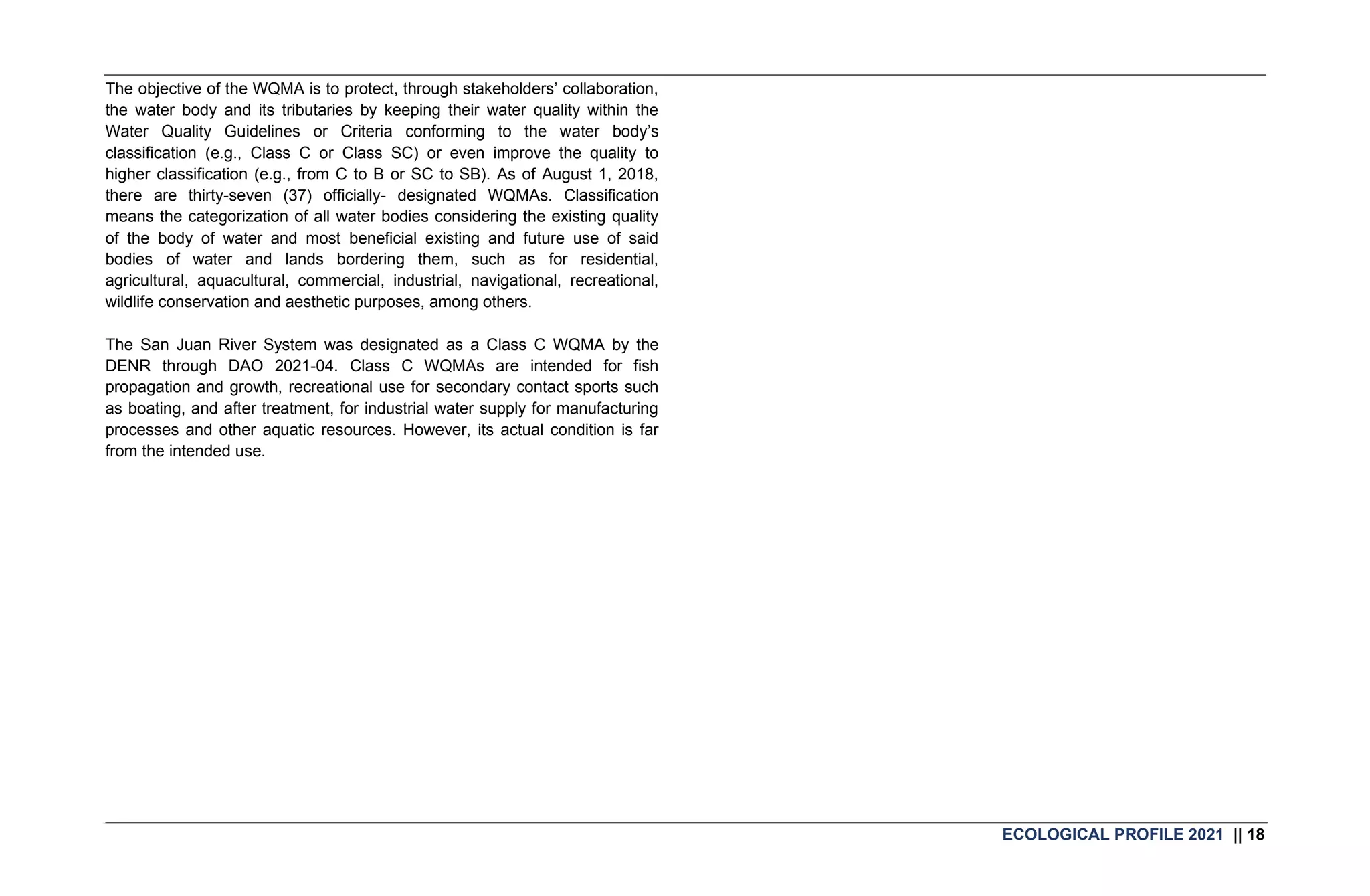 San Juan - Ecological Profile (2021).pdf | Weather | Science