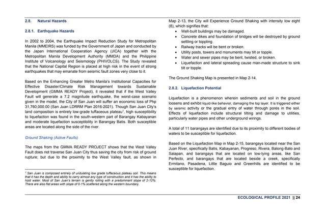 San Juan - Ecological Profile (2021).pdf | Weather | Science