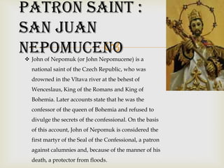 San juan nepomuceno parish malibay | PPTX | Christianity | Religion ...