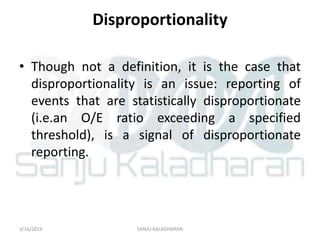 STATISTICAL METHODS FOR PHARMACOVIGILANCE | PPTX