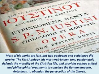 San Justino, filósofo, apologista, mártir, doctor de la Iglesia.pptx