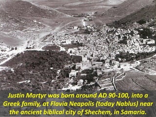 San Justino, filósofo, apologista, mártir, doctor de la Iglesia.pptx