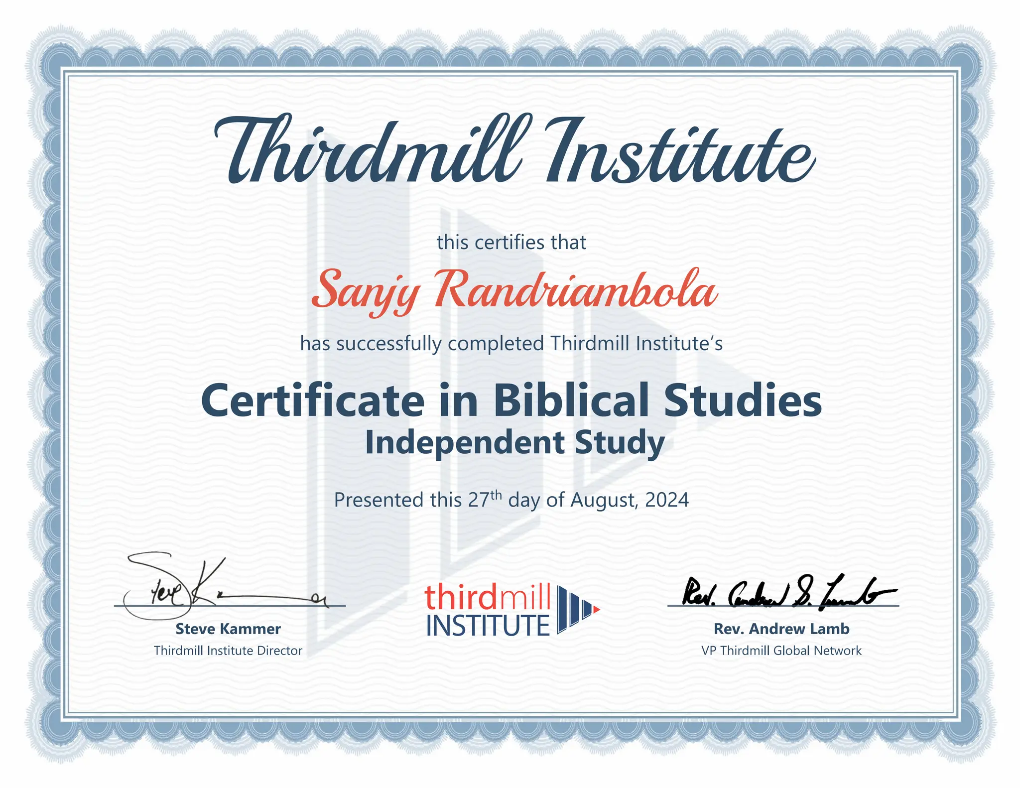 Certificate in Biblical Studies - Independent Study | PPT