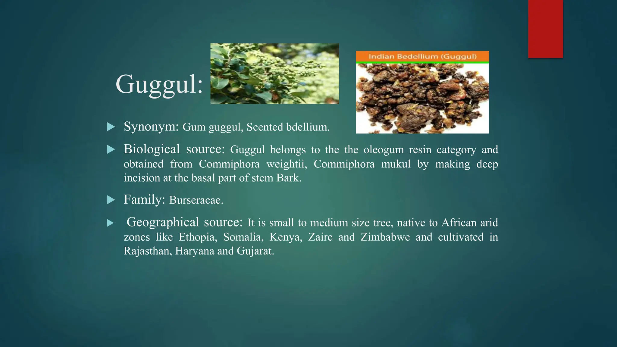 Resins Pharmacognosy-II | PPTX