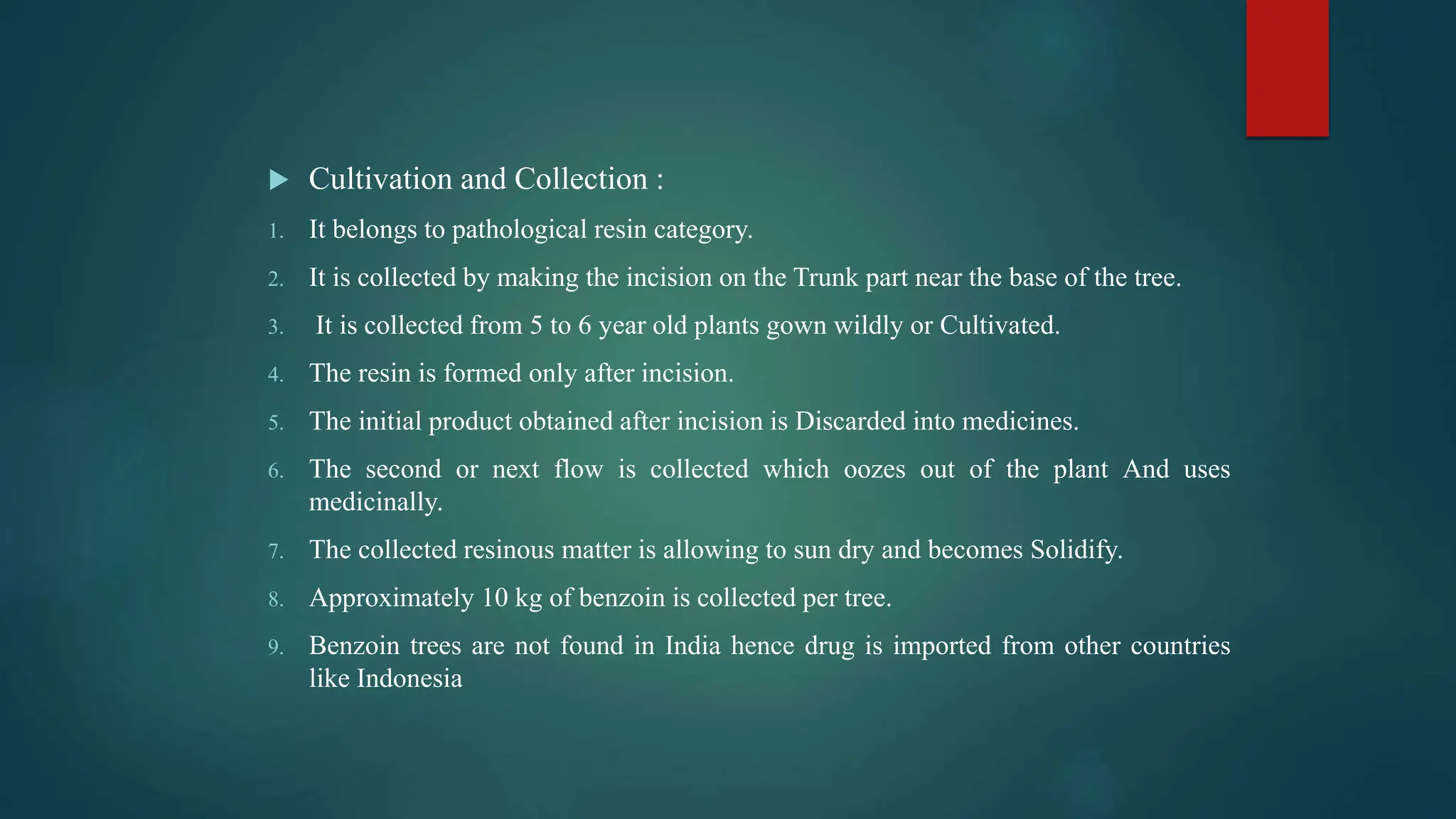 Resins Pharmacognosy-II | PPTX