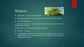 Resins Pharmacognosy-II | PPTX
