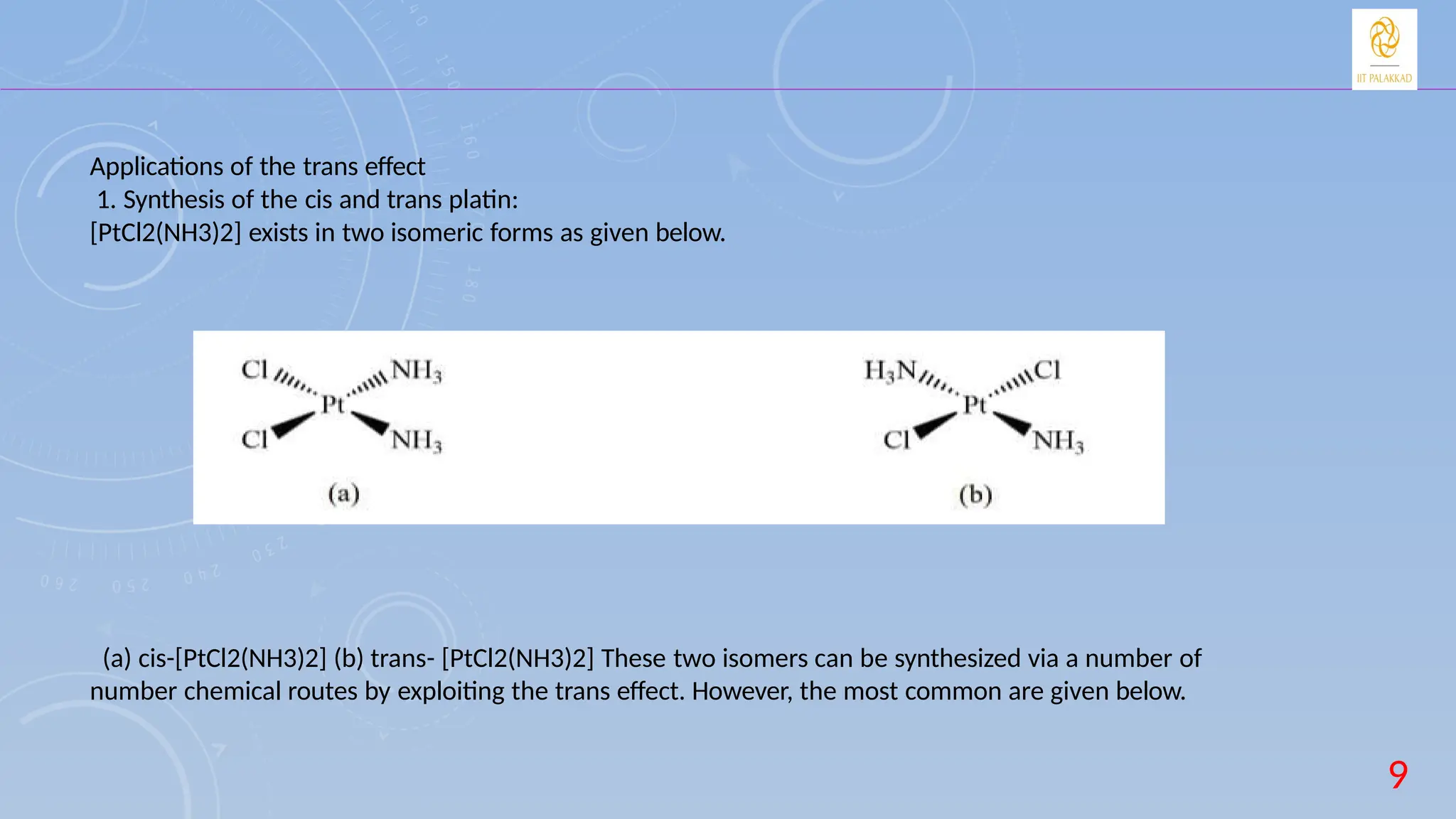 Trans effect in coordination chemistry and effects | PPTX