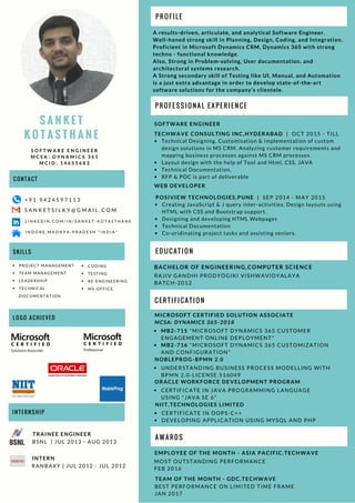 Sanket Resume | PDF