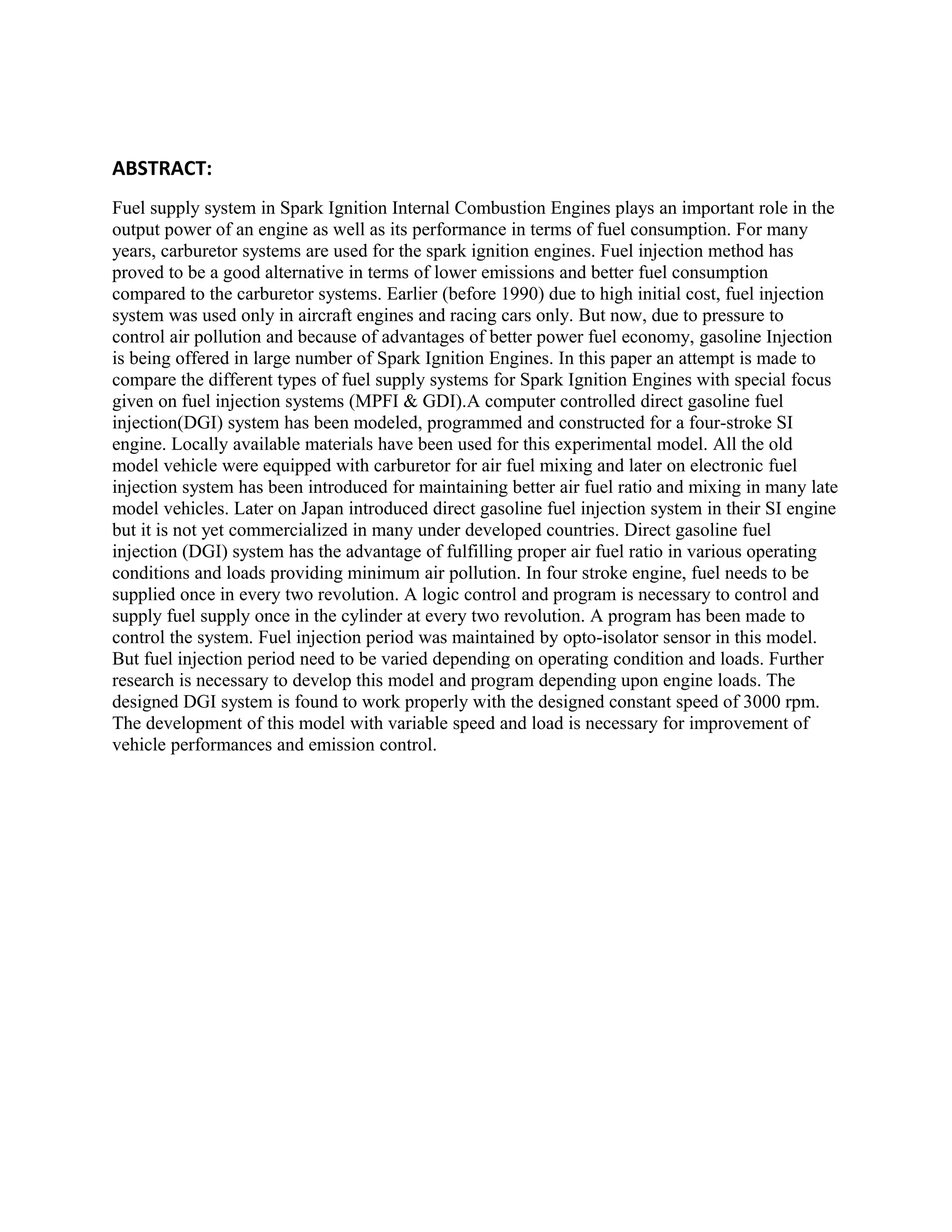 Gasoline direct injection | DOC