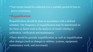 Documentation, Premises, Equipment, Qualification, and Validation ...