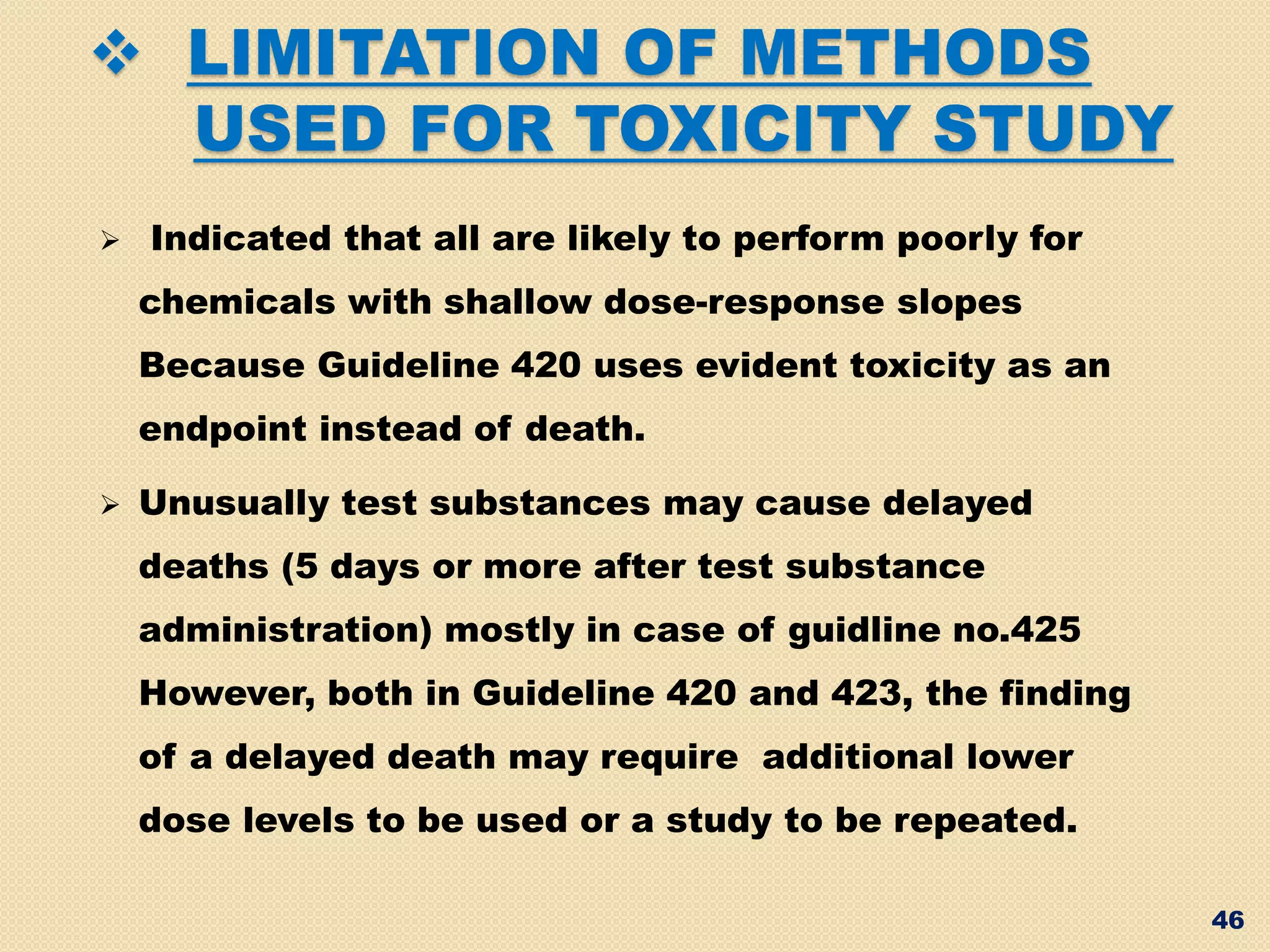 OECD Guidline on acute and chronic toxicity | PPTX