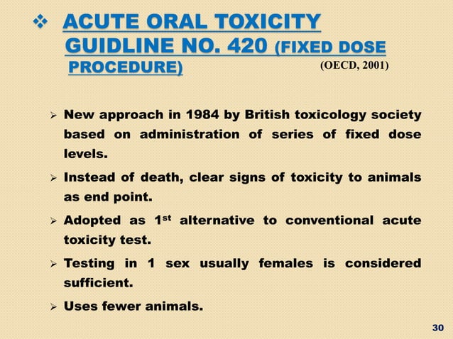 OECD Guidline on acute and chronic toxicity | PPTX