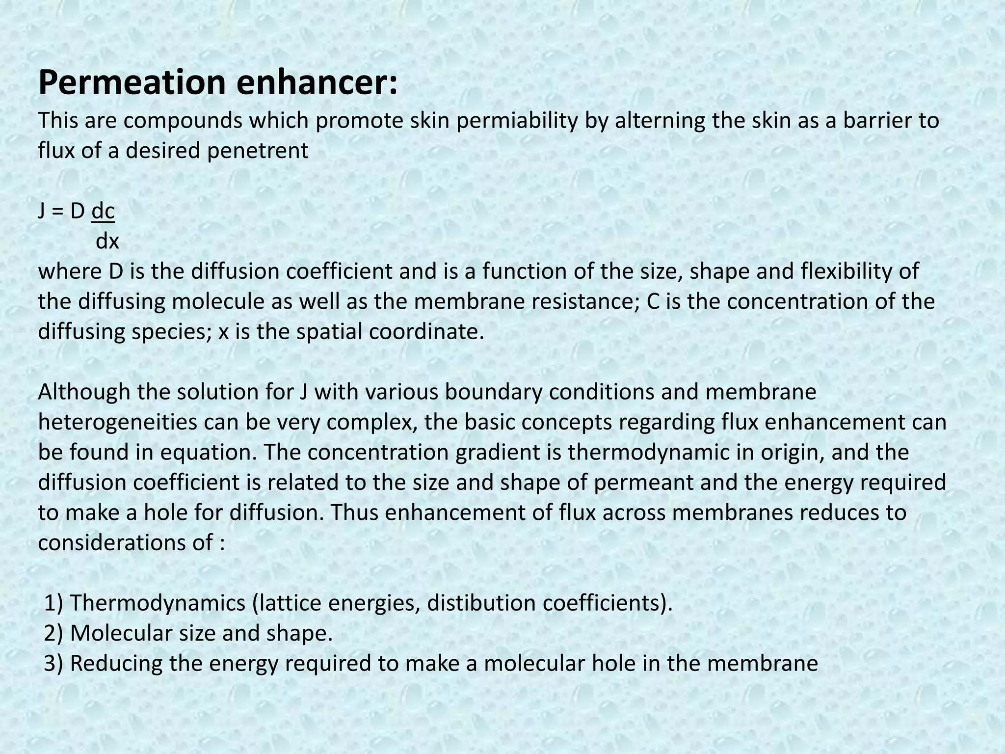 Formulation and evaluation of transdermal drug delivery system (TDDS ...