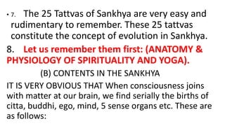 Sankhya and Vedanta Doctrine of Creation | PPTX