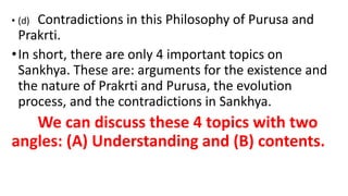 Sankhya and Vedanta Doctrine of Creation | PPTX