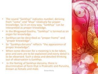 Sankhya Darshan by Shivam Mishra.pptx