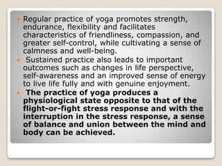 Therapeutic Values Of Yoga | PPTX